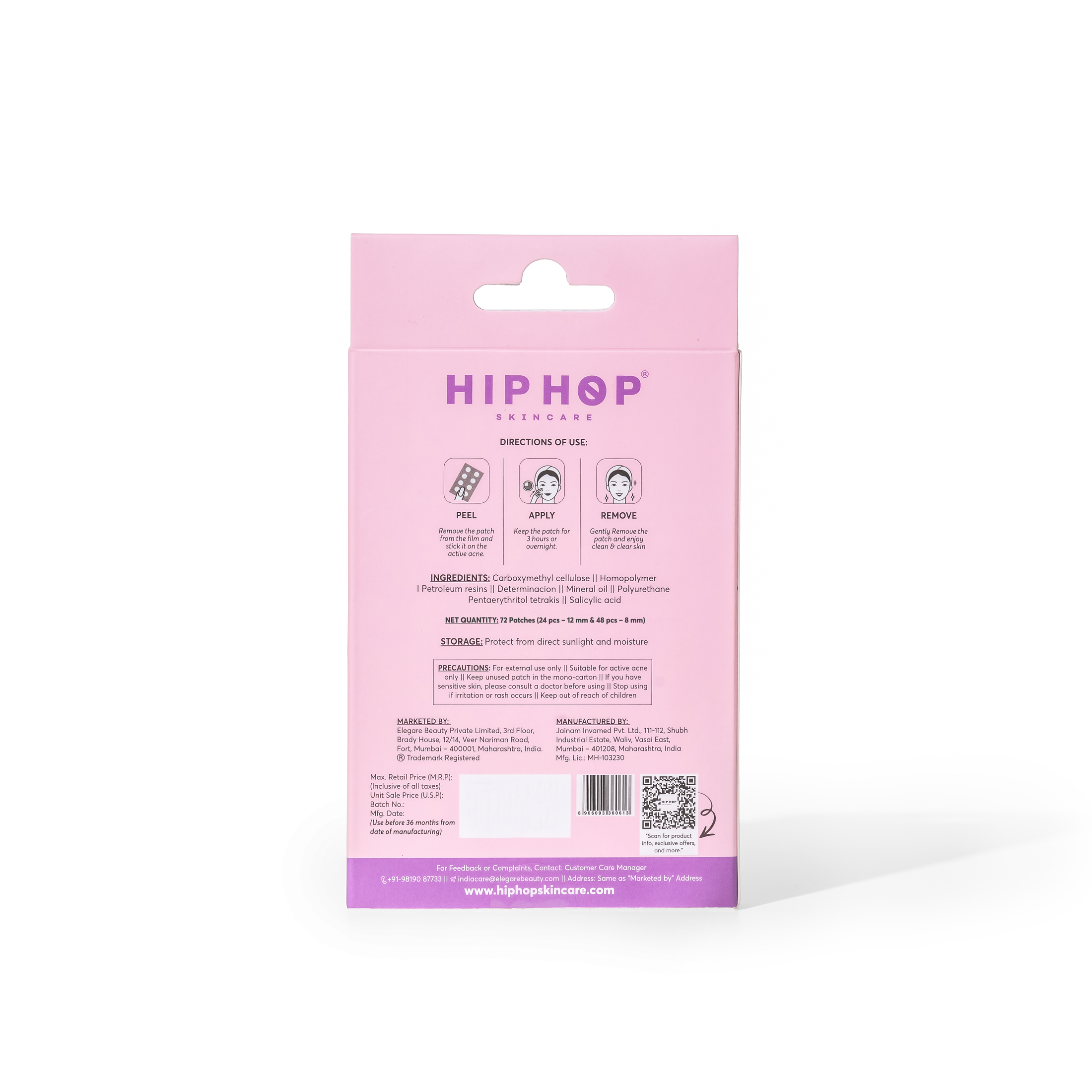 Acne Pimple Patch - 72 Dots – HipHop Skincare